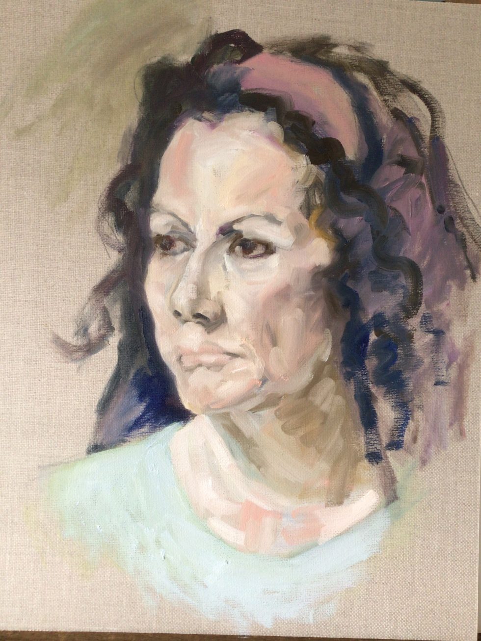 After second painting assignment. I always have to try and stop putting ...